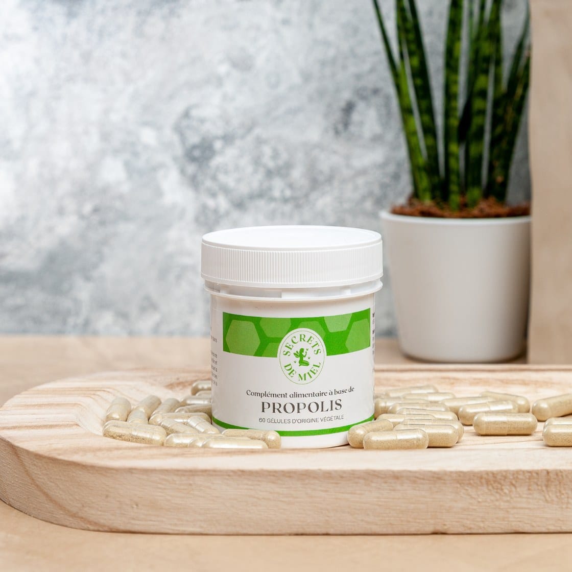 Propolis en gélules : complément alimentaire - Secrets de Miel